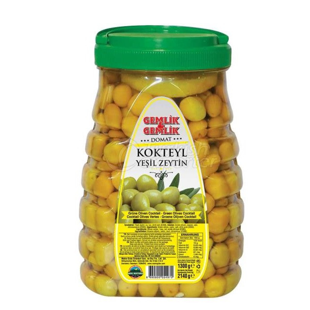 Turkish Green Olives 1300gr - Gemlik & Gemlik - DIZIN Online Store