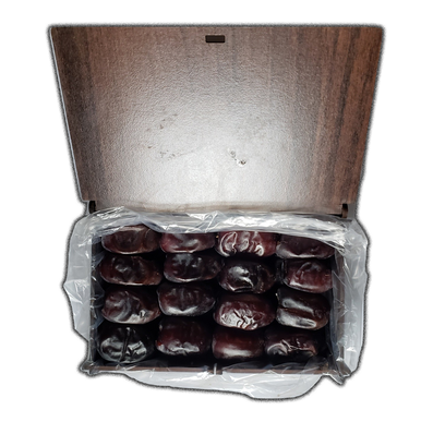 Fresh Mazafati Dates (Rotab) 450gr in Wooden Gift Box - Verka - DIZIN ...