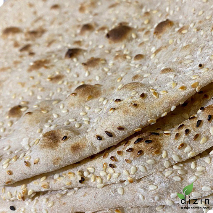 Taftoon (Persian Flat Bread) with Sesame 5 loaves - Shamsane Bakery ...