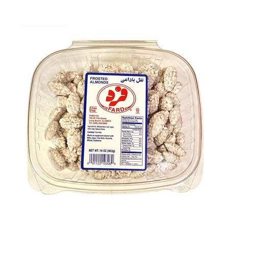 Sugar Coated Almond (Frosted Almonds) (Noghl) 6 oz - Fard - DIZIN ...