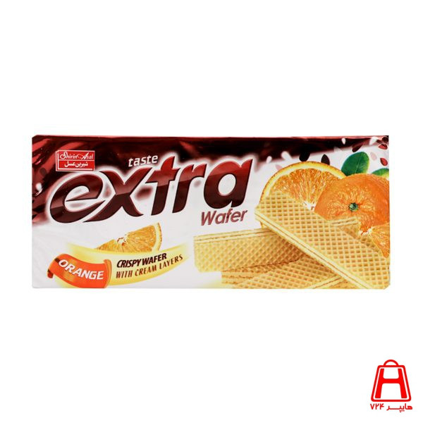 Extra wafer orange with cream layers 70gr - Shirin Asal - DIZIN Online ...