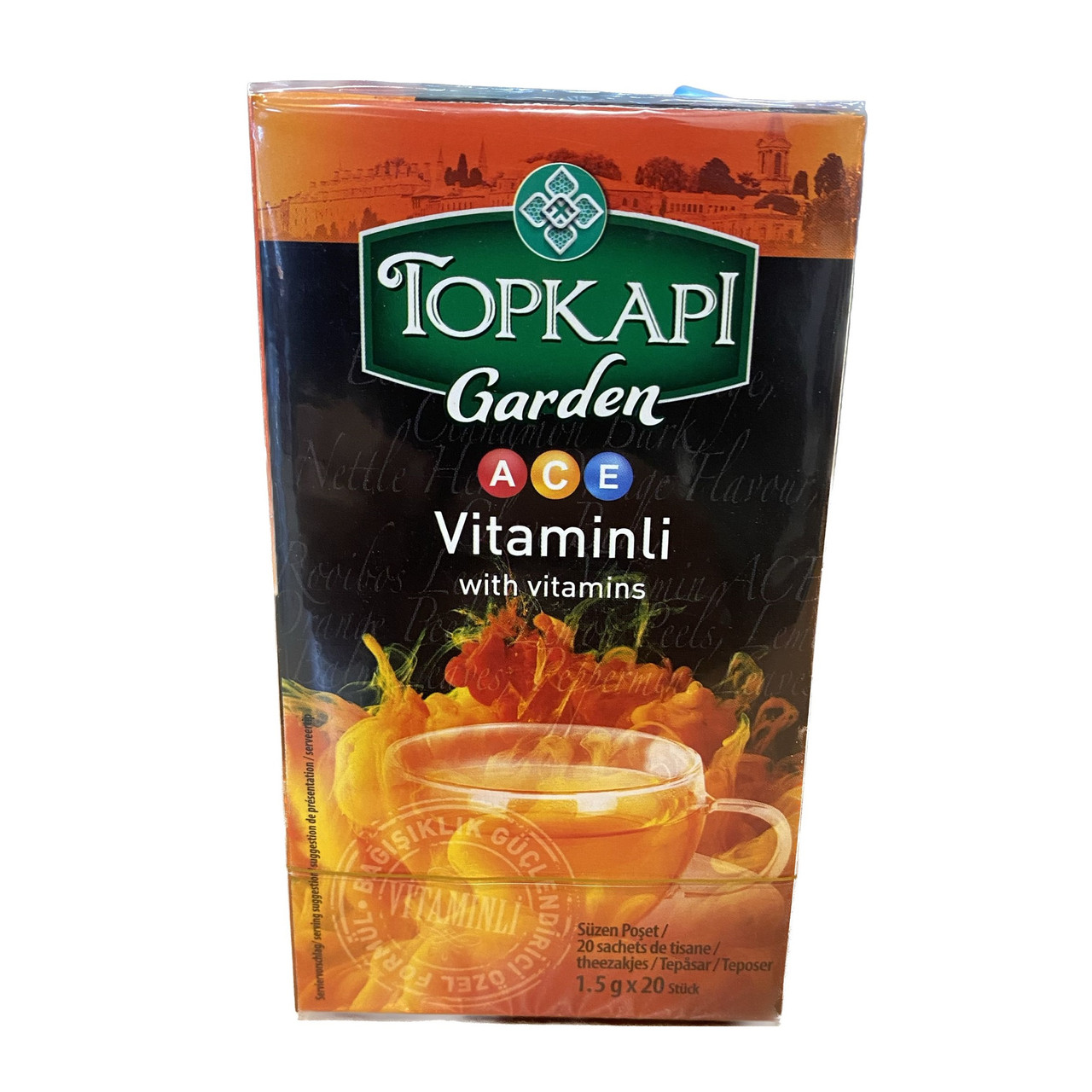 Vitamin Tea 20 Sachet چایی ویتامینه - Topkapi - DIZIN Online Store