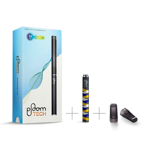 Ploom TECH STARTER KIT Limited CTB2 Set CTB2-BN + MOUTHPIECE Black - j ...