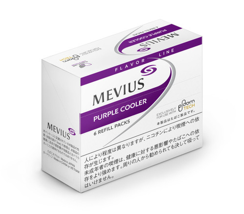 Ploom TECH MEVIUS PURPLE COOLER 1 Carton - j-Cigarette