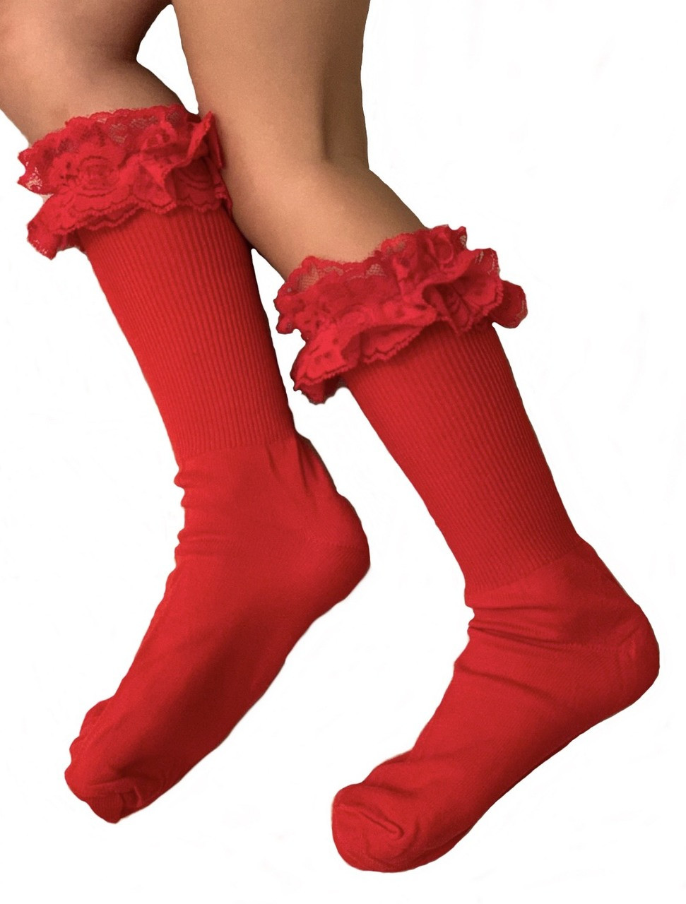 Ruffle Top Socks