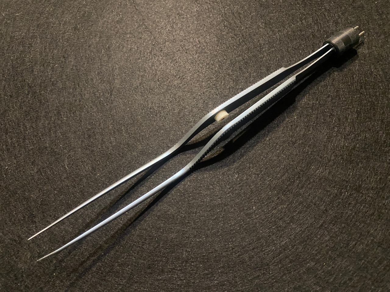 Codman 80-1555 Titanium Bayonet Bipolar Forceps, ANG Up 20°, 8.75"