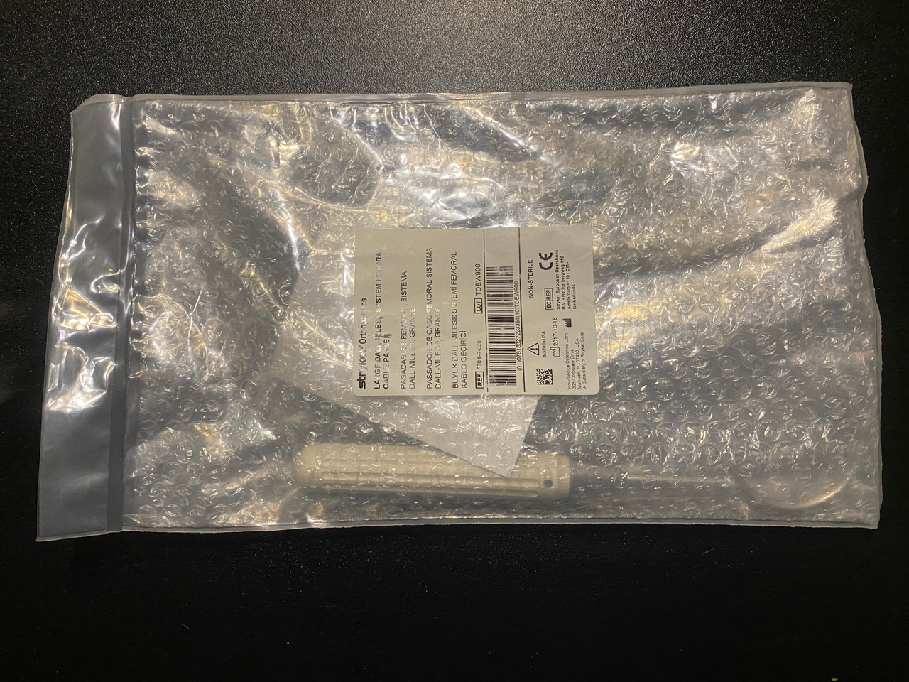 Stryker 6704-9-820 Dall-Miles Femoral Cable Passer, Large (New)