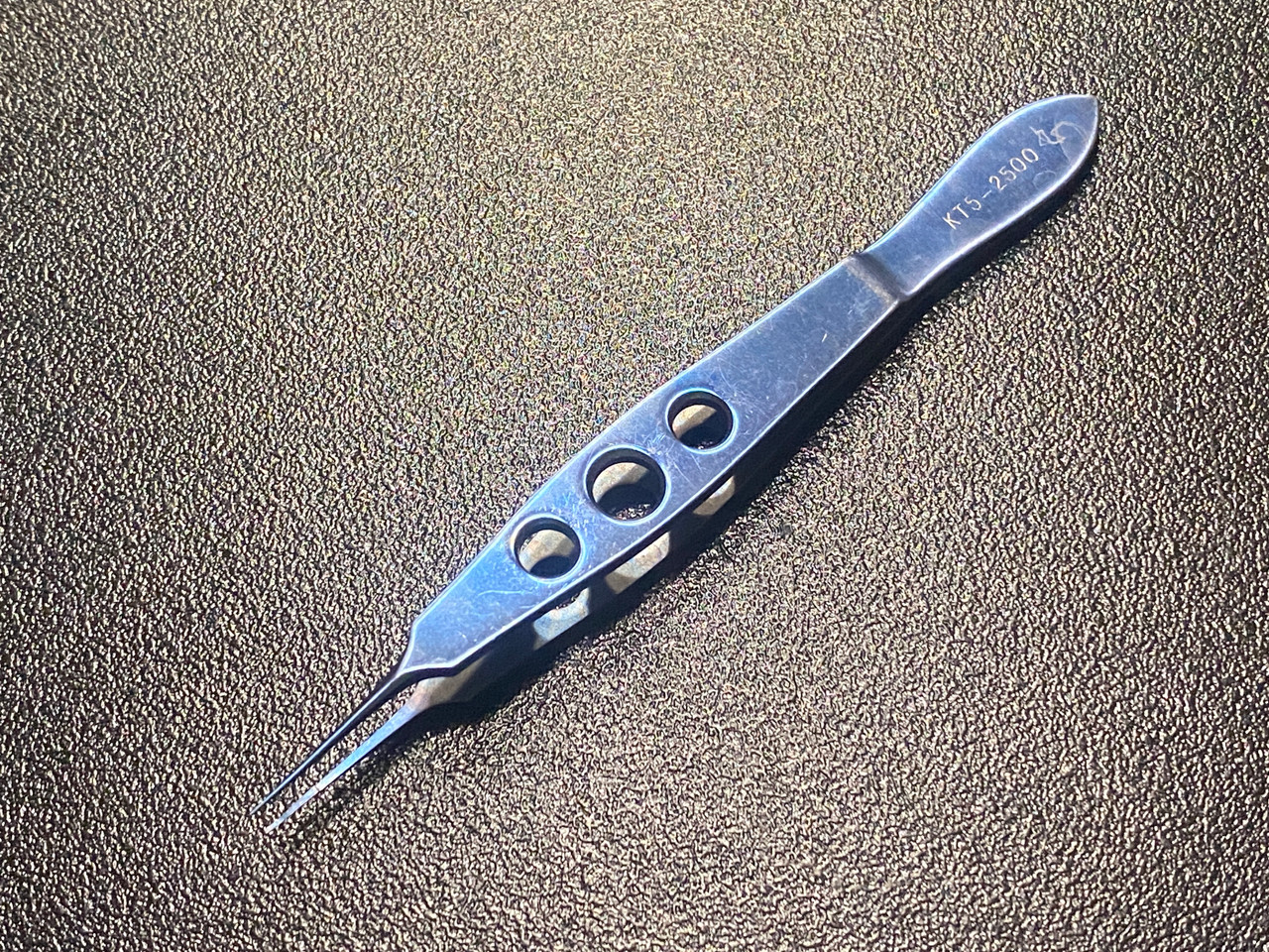 Katena KT5-2500 Titanium Castroviejo Forceps, 0.12mm