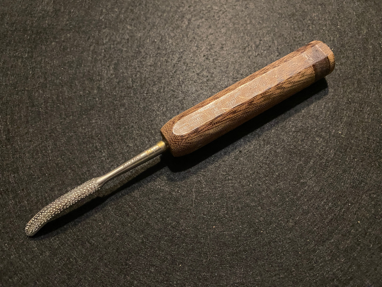 Buxton 56-5143 Half Round Bone Rasp, CVD, Backward