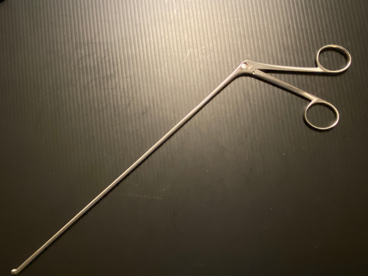 V Mueller Be2431 Jackson Laryngeal Forceps Ang 4mm Cup 11 For Sale