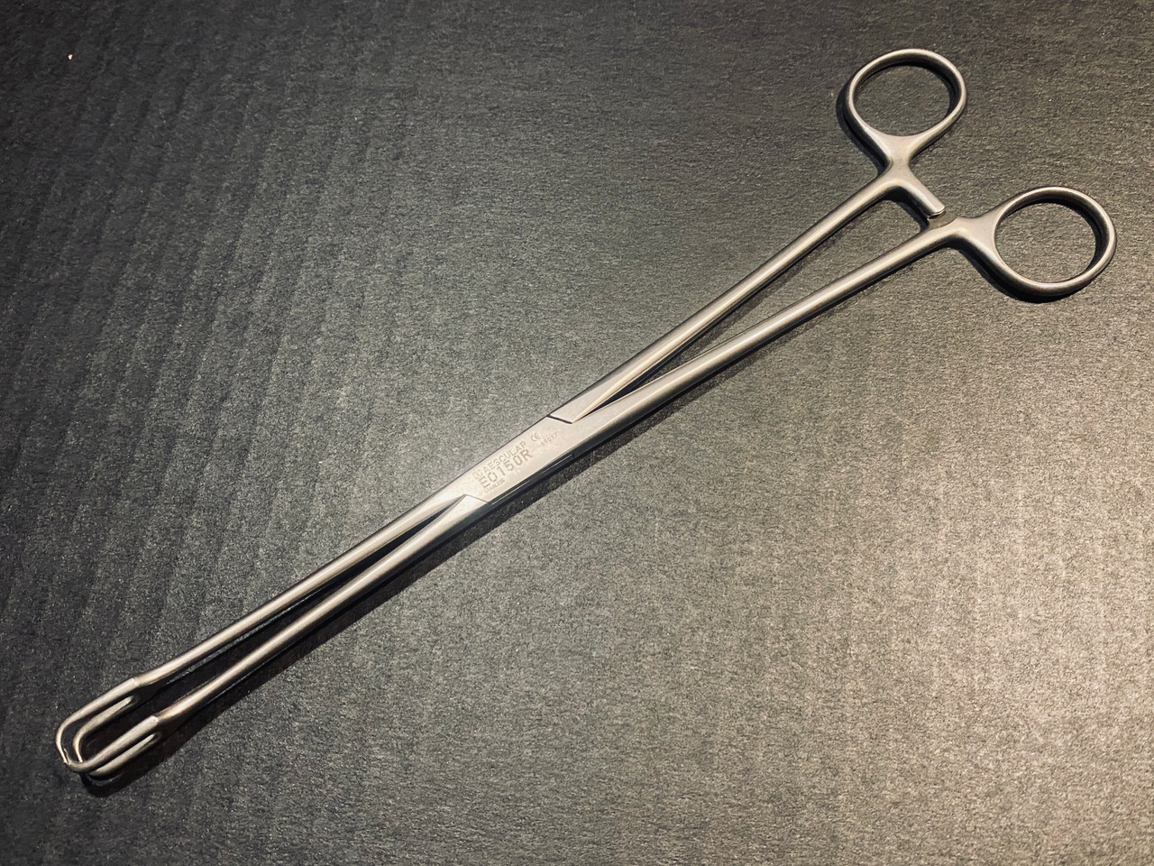 Aesculap EO150R Schroeder Tenaculum Forceps, STR, 2 X 2, 9.75" For Sale