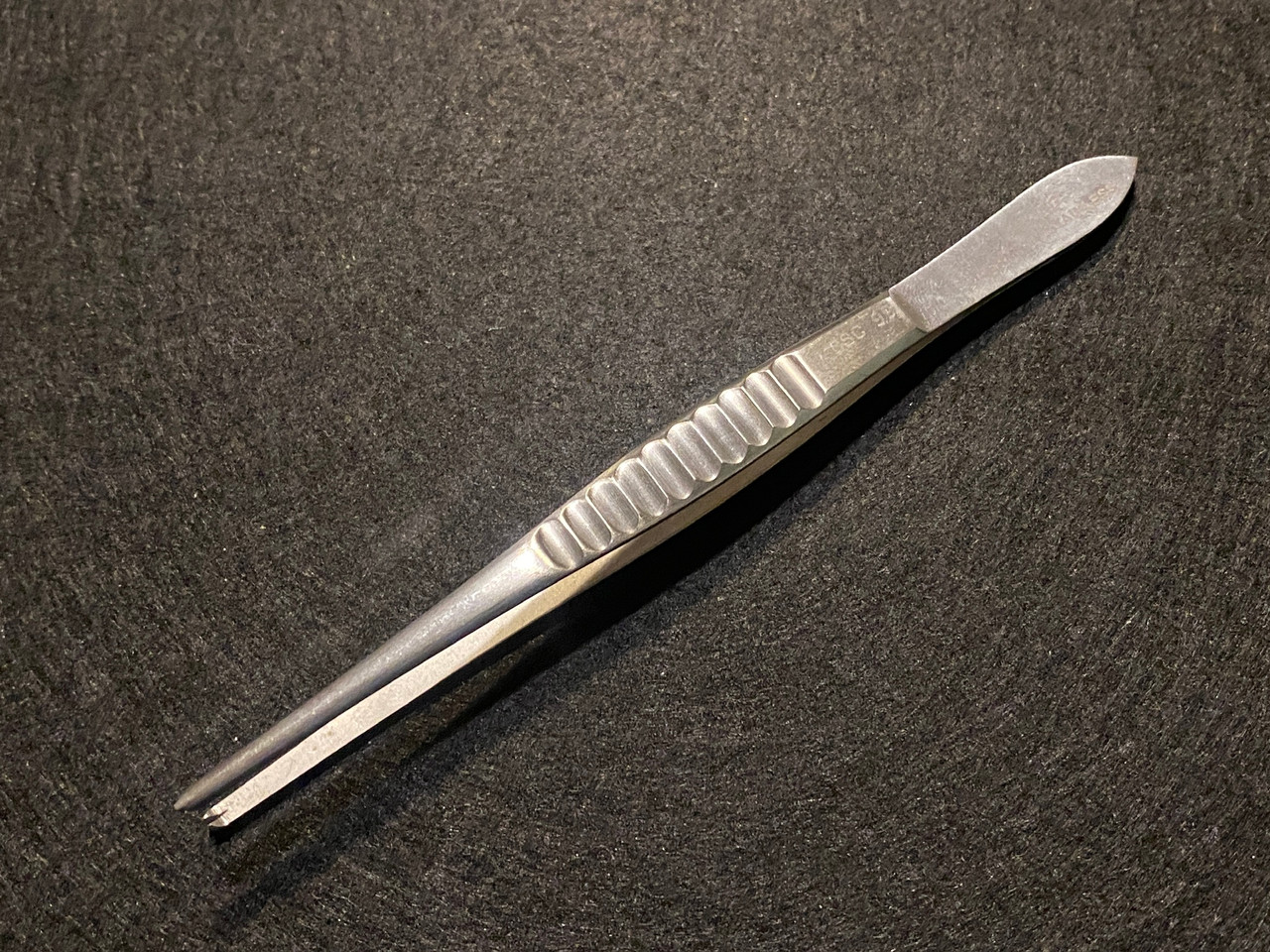 Pilling 181129 Tissue Forceps, 1 X 2 Teeth, 5.5" For Sale