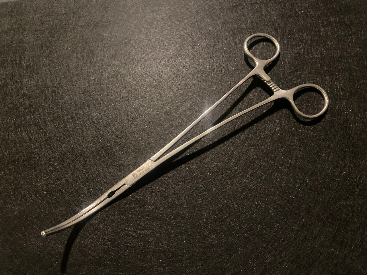 Pilling 353630 DeBakey Curved Clamp, 9.5" For Sale