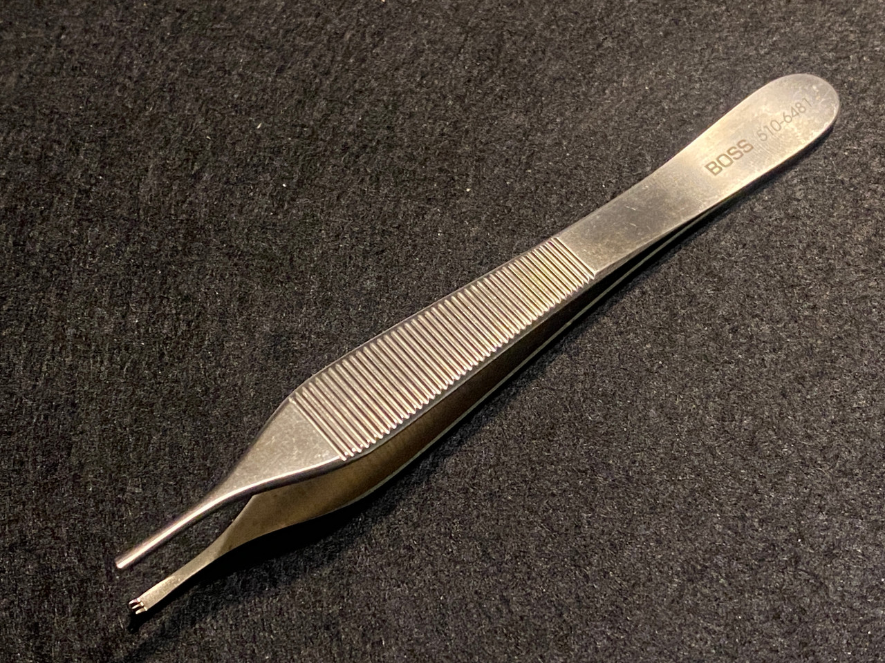 BOSS 10-6481 Adson Tissue Forceps, 2 X 3 Teeth, 4.75" For Sale