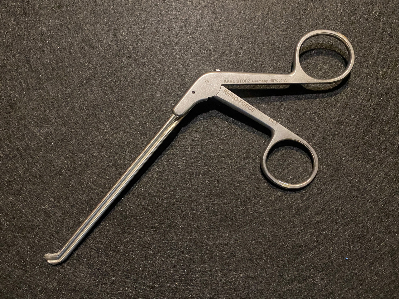 Storz 457001A Rhinoforce Blakesley Forceps w/ Suction, Size 1, ANG