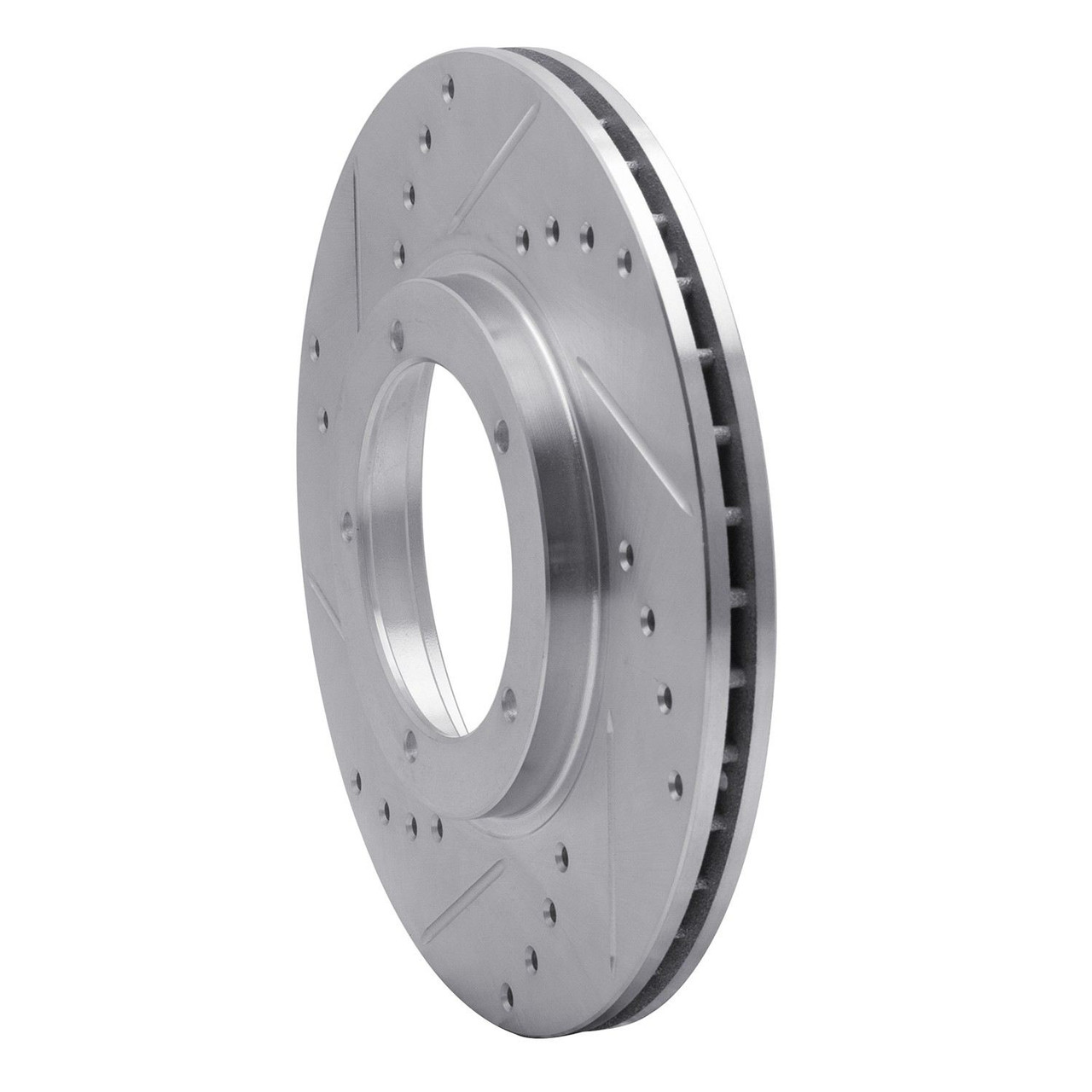 Porsche Disc Brake Rotor, Front, Drilled & Slotted, Left, 356C,911 ...