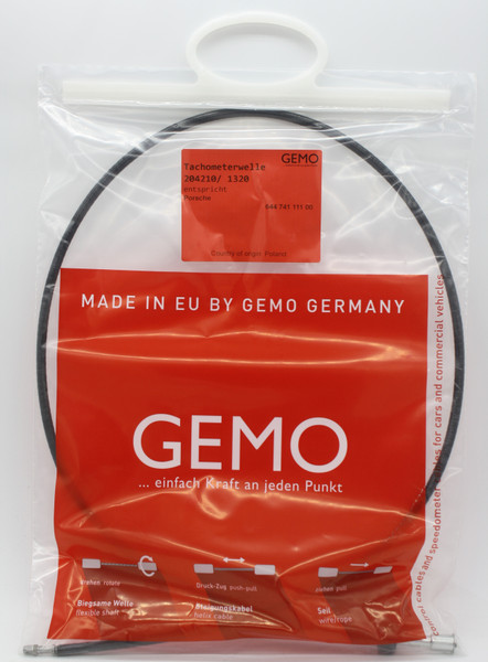 Speedometer Cable, Genuine GEMO, Porsche 356A, 356B, 356C - 356 Devotion