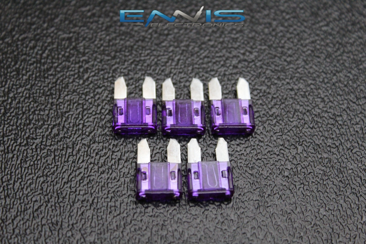 10 PACK ATM 3 AMP FUSES MINI FUSE BLADE STYLE CAR BOAT AUTOMOTIVE AUTO ...