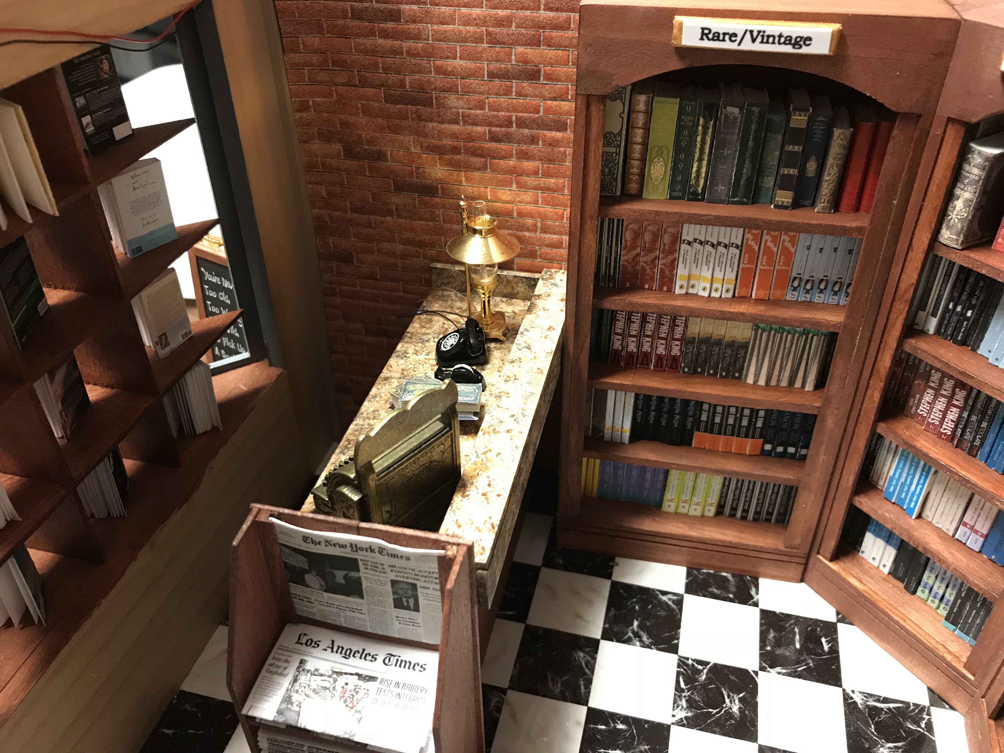 Lilliputian Book Store - Jeepers Dollhouse Miniatures