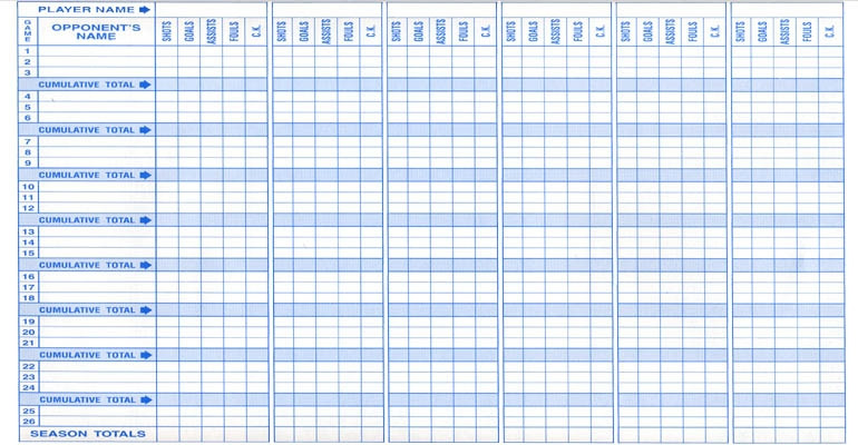 Soccer Scorebook (SCSRCP) - Supreme School Supply