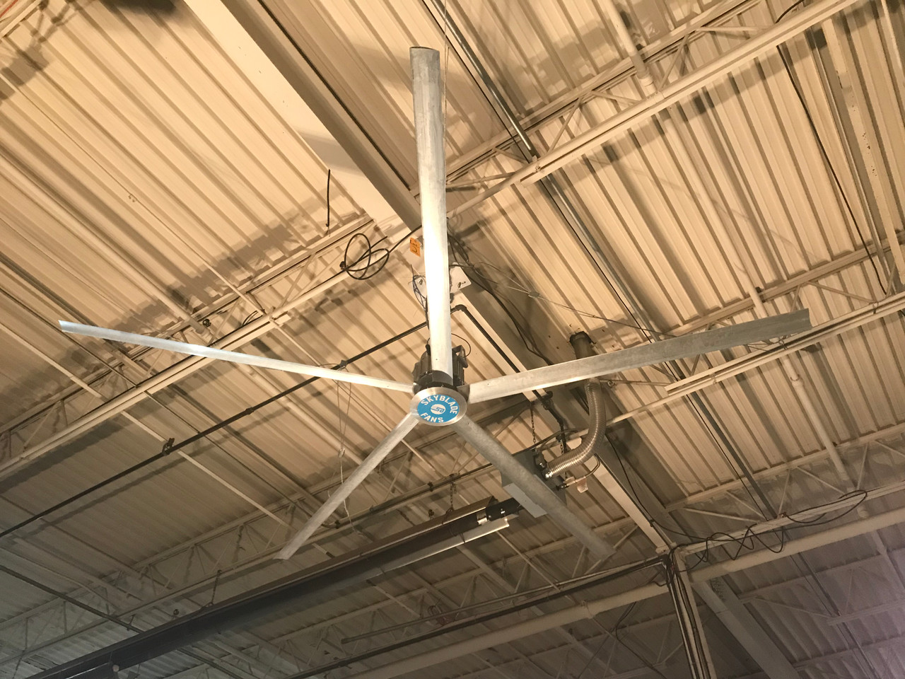 Skyblade SP-1443-240 HVLS Shop Prop Fan 14' Ft 220 Single Phase VAC 50 ...