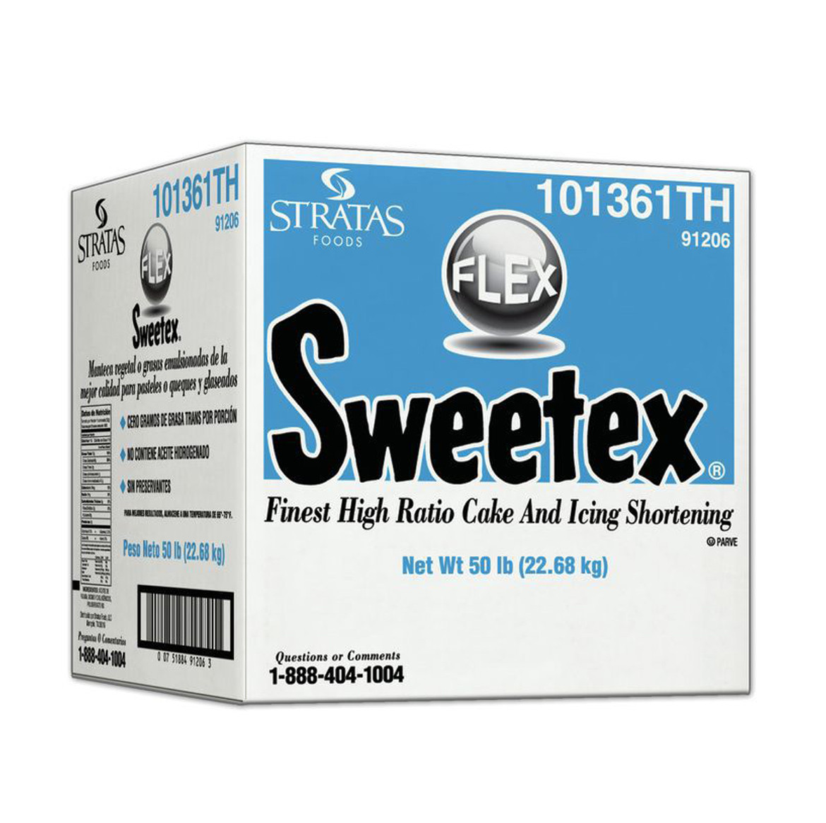 Sweetex Flex and Icing Shortening 50 Lb Free Shipping - Buy It By The Case