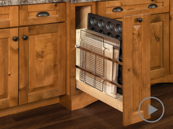 Base Tray Pull-out - Cardell Cabinetry
