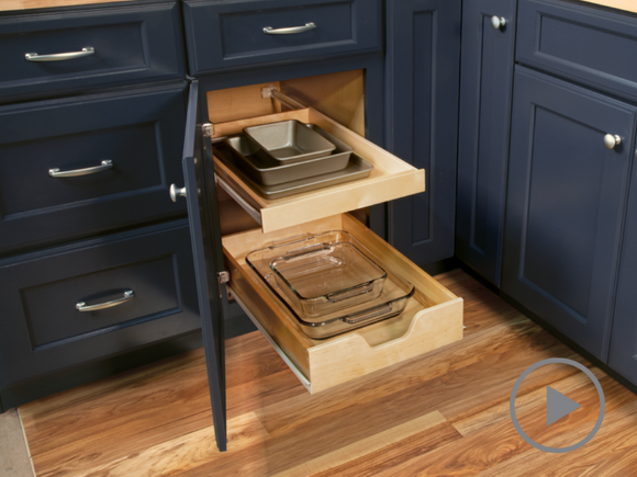 Roll-out Tray & Deep Roll-out Tray - Cardell Cabinetry