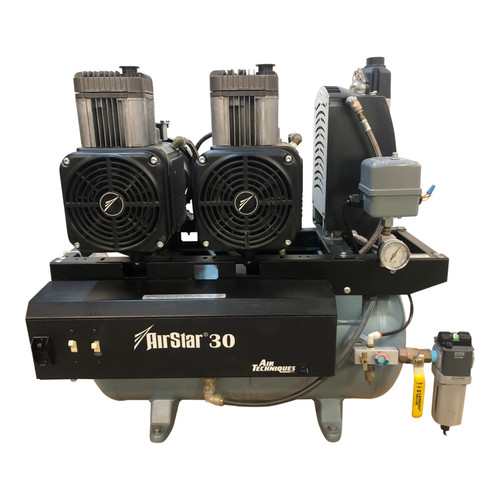 Air Techniques AirStar 30 Refurbished Newer Style Oil-less Compressor ...