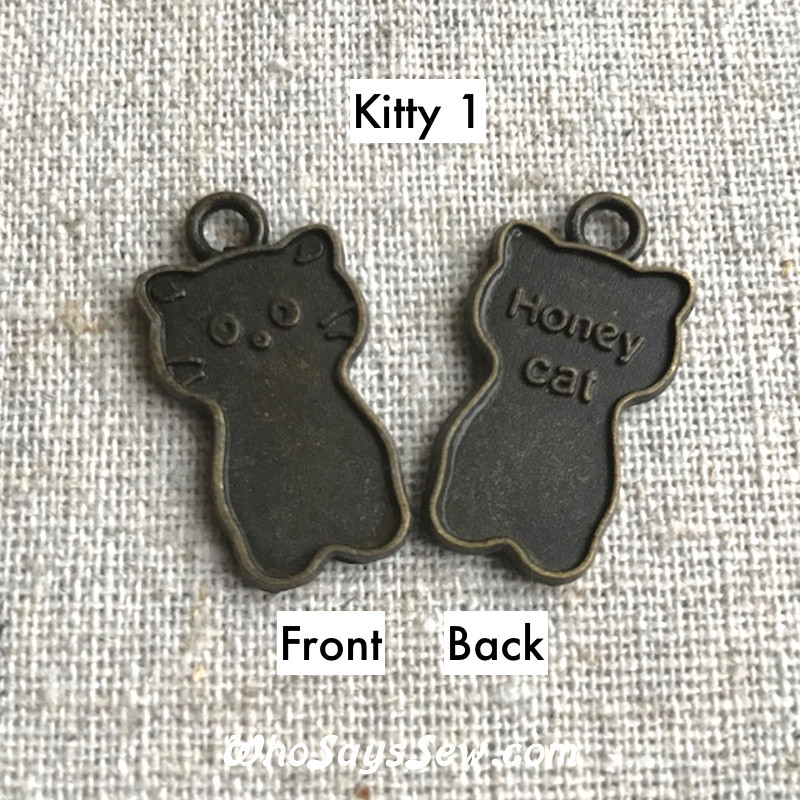 2x Antique Brass Metal Charms with Split Rings- Various Designs. - Who ...