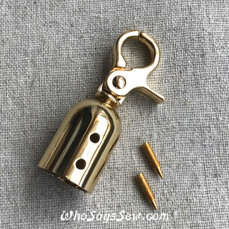 *BULK 50 pcs* 1.4cm(1/2“) Cord/Tassel Caps w Top Hook. Silver, Rose ...