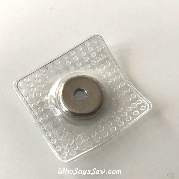 2x 14mm (9/16") or 20mm(3/4") Invisible/Hidden Sew-In Magnetic Snap ...