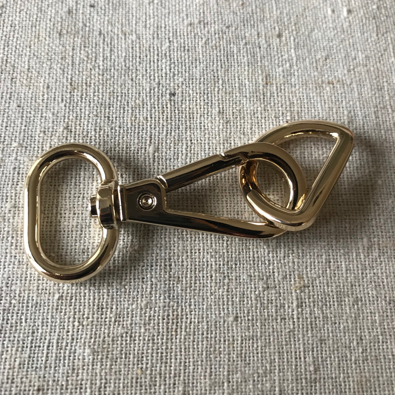 2 SETS x 1.9cm (3/4") Swivel Snap Hooks and D-Rings in 6 High Quality ...