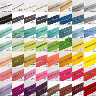 *CHOOSE 20 ZIPPERS IN 5 COLOURS* 20cm/25cm/30cm (8"/10"/12")YKK Closed ...