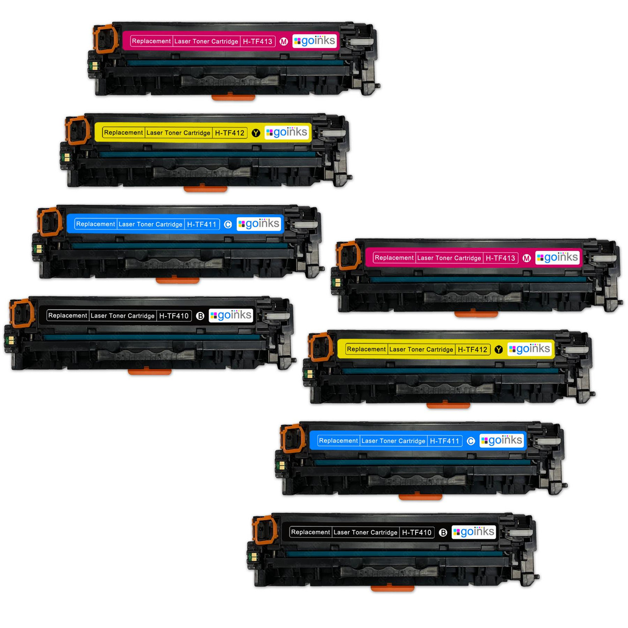 Toner Cartridges to replace the HP CF410A Set with FREE delivery | Go Inks