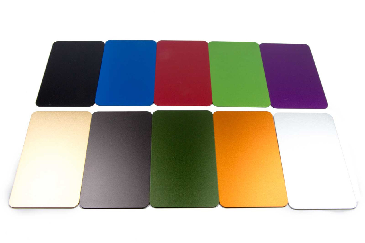 Business Card Size Anodized Aluminum Metal Blanks 2" x 3.55" x 0.04 ...
