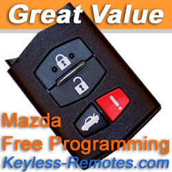 Mazda FlipKey Keyless Entry Remote. Mazda 6 RX-8 MX-5 Miata Refurbished ...