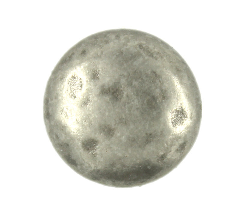 Small Nickel Silver Round Metal Shank Buttons - 10mm - 3/8 inch