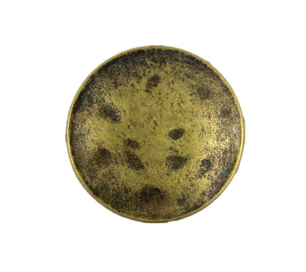 Antique Brass Metal Shank Buttons - 23mm - 7/8 inch