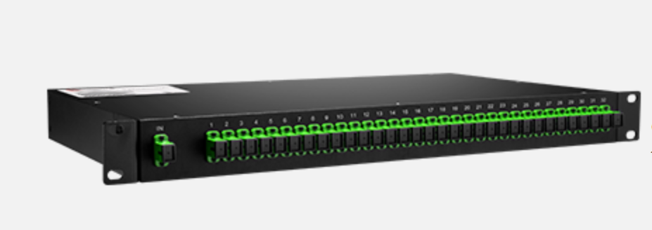 1x32 PLC Fiber Splitter, 1U 19" Rack Mount, SC/APC, Singlemode - TXM ...