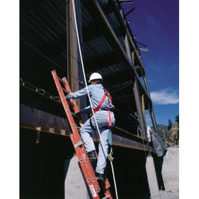 MSA Vertical Lifeline 100 ft. x 5/8" Rope w/RL20 Snaphook one end Mfg ...