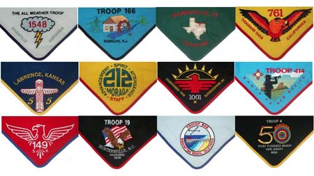 Neckerchiefs from the Boy Scouts of America - ScoutStuff4Sale.com