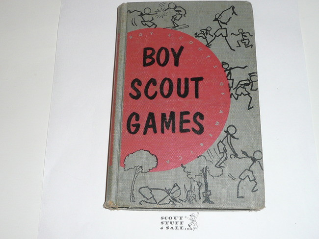 Boy Scout Games Hardbound 9-52 printing some spine wear