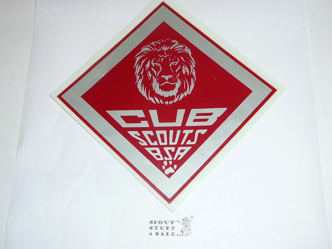 Lion Cub Scout Decal large