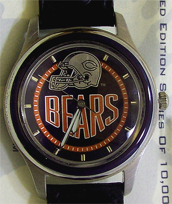 Chicago Bears Fossil Watch Vintage Mens Collectible Set 1994