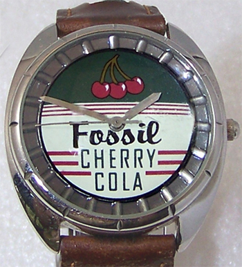 Fossil Cherry Cola Watch Vintage Classic Novelty Style JR-7580