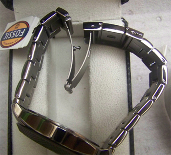 Fossil Mens Smoke colored Chronograph Machine Watch FS4662