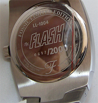 Flash The Scarlet Speedster Watch Fossil LL1004 Mens, Lmt Ed New