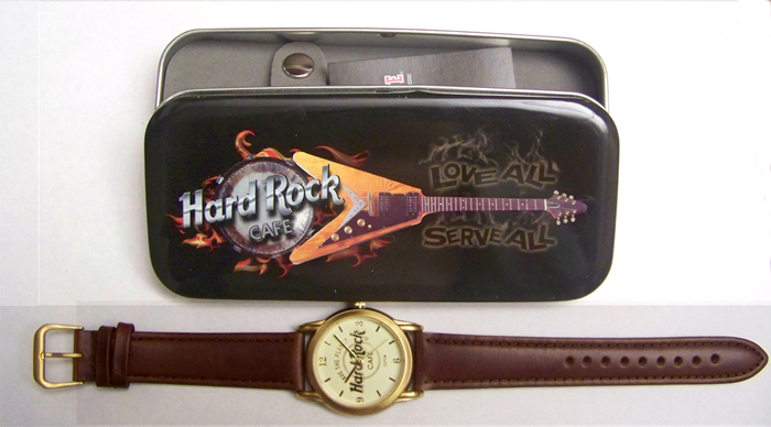 Fossil Hard Rock Cafe Watch Aspen Vintage HardRock wristwatch