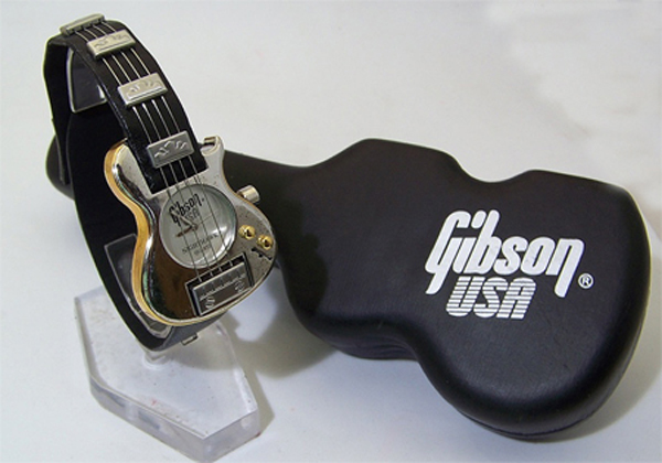 Gibson Guitar Watch Gibson USA Nighthawk Collectible Silver Wristwatch